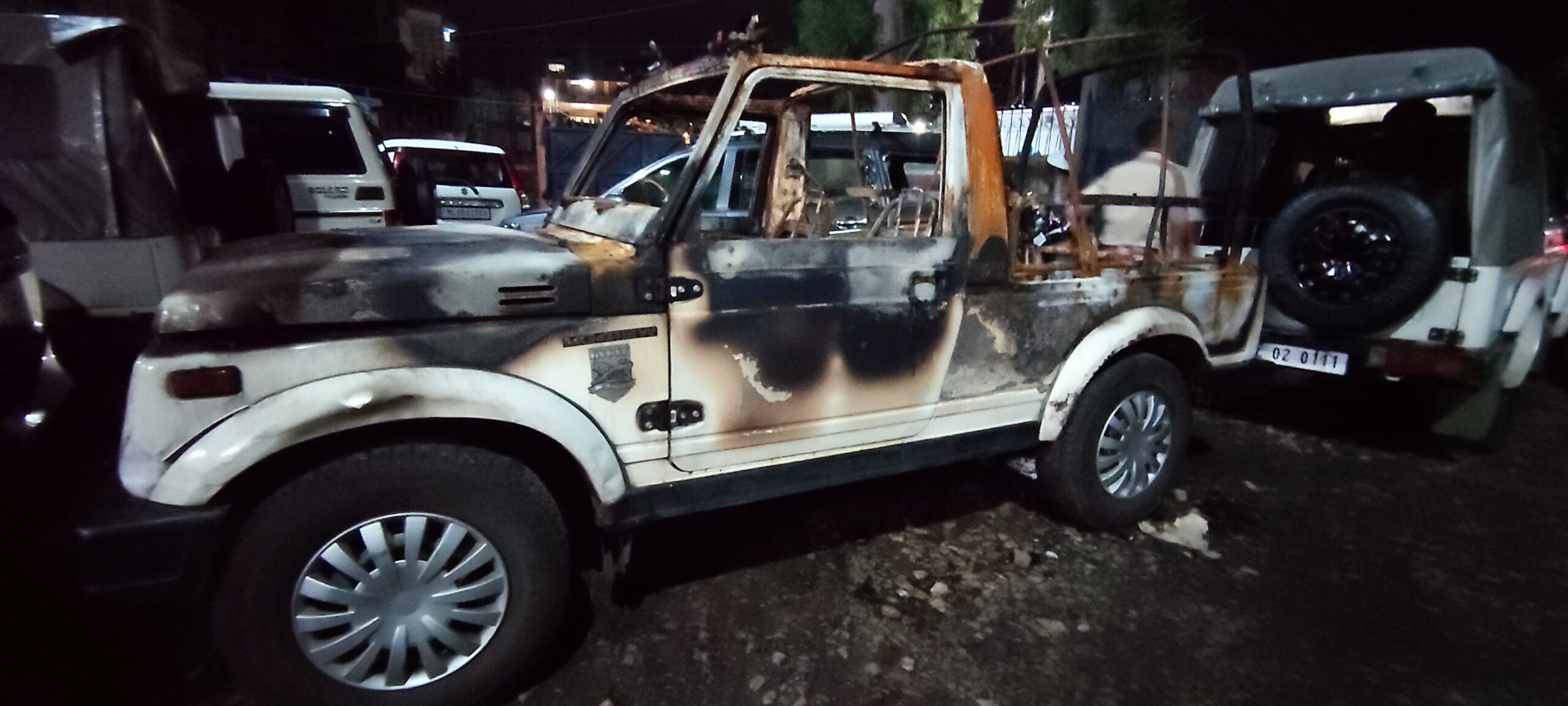 Midnight mob fury at Laitumkrah police station, vehicles torched ...