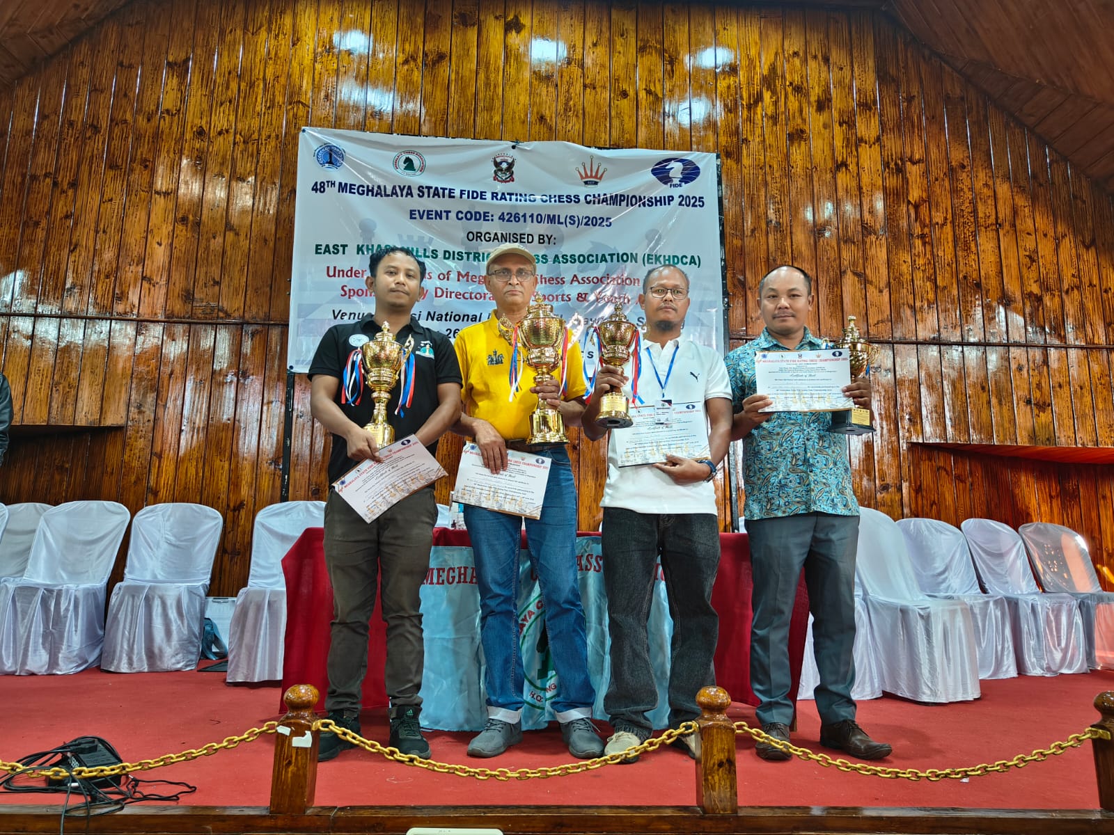 48th State FIDE Rating Chess Championship held in city - Meghalaya Monitor